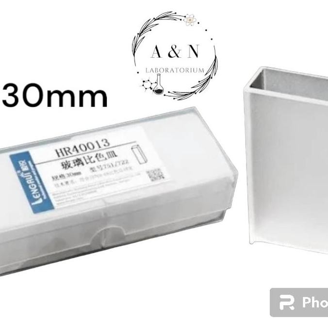 Jual Kuvet Glass Spectrofotometer 30mm (10,5 ml) | Shopee Indonesia