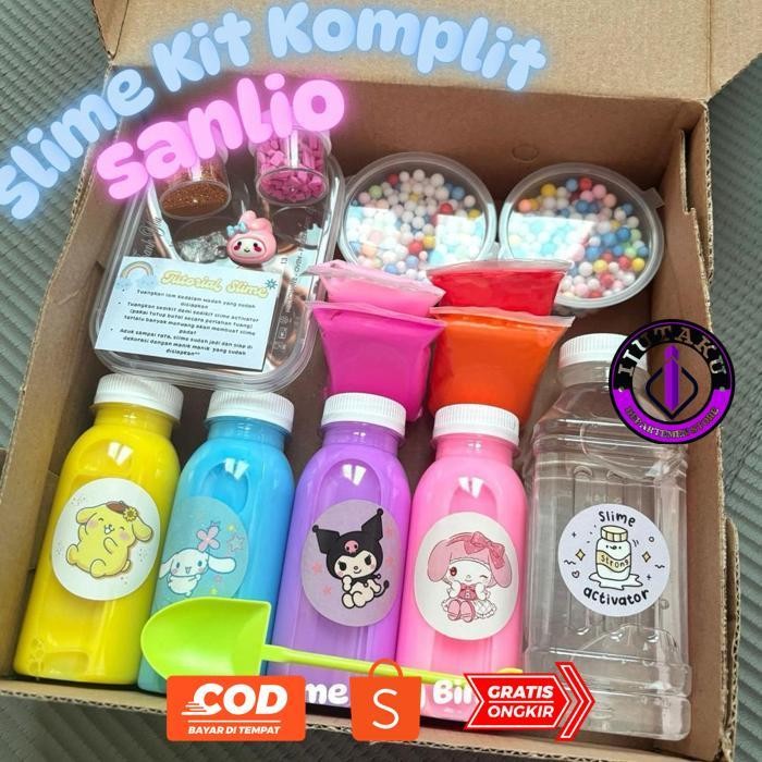 Jual Best Seller SLIME KIT KARAKTER SANRIO BY SLIME BING BING || SLIME ...