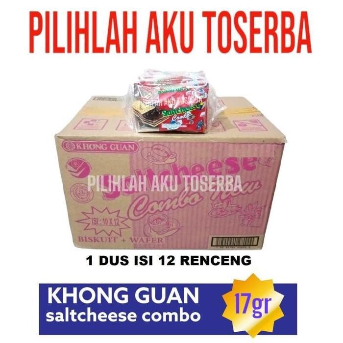 Jual Biskuit Khong Guan SALTCHEESE COMBO RENCENG - ( HARGA 1 DUS ...