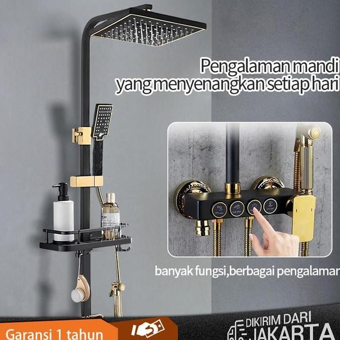Jual JERICOMM- Set shower kamar 3in1 dengan keran/ set shower panas ...