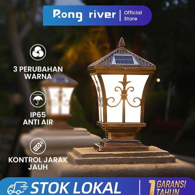 Jual CTHONI- HAN RIVER Lampu Taman LED 10W Tenaga Surya Kristal 16 ...