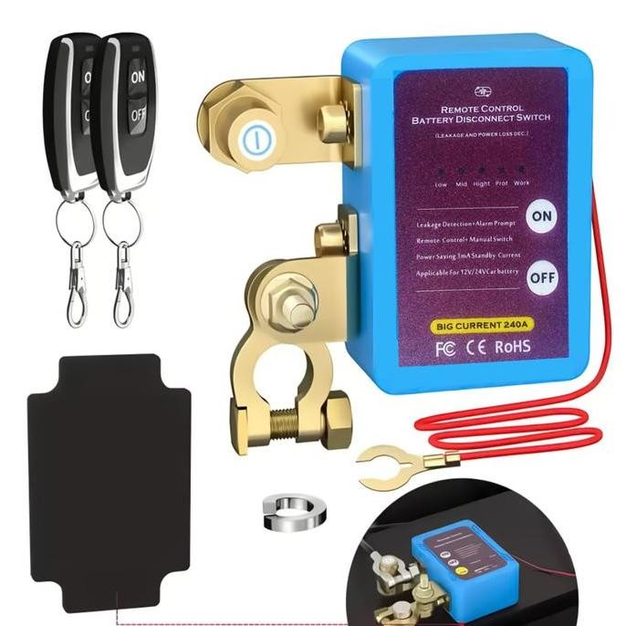 Jual Saklar Pemutus Arus Aki Mobil + Remote Battery Engine Cut On Off ...
