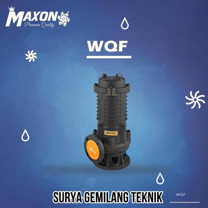 Jual CROWHEX- Pompa Celup Limbah MAXON 100WQF50-10-3 Sewage Pump ...