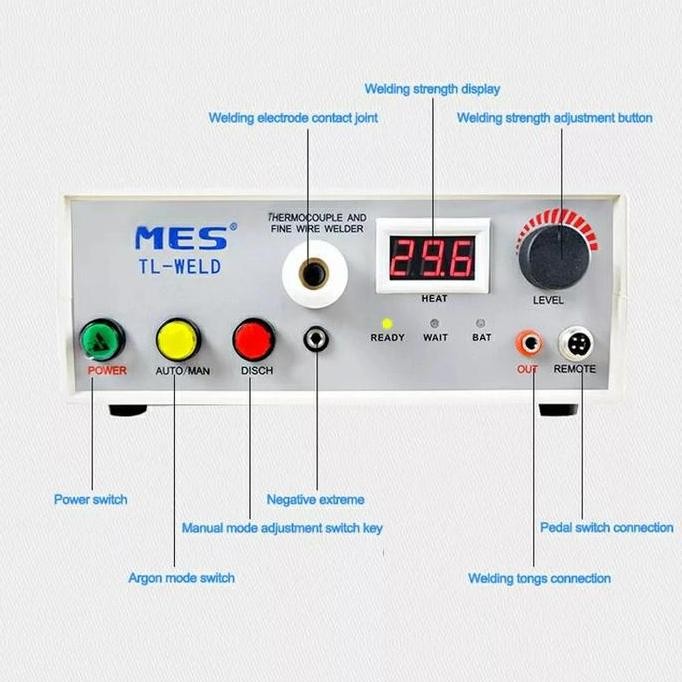 Jual TL-WELD Spot Welder Rechargeable Thermocouple Wire Welding Machine ...