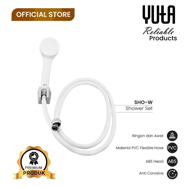 Jual YUTA Shower Mandi - Hand Shower Set ABS PVC SHO-W | Shopee Indonesia