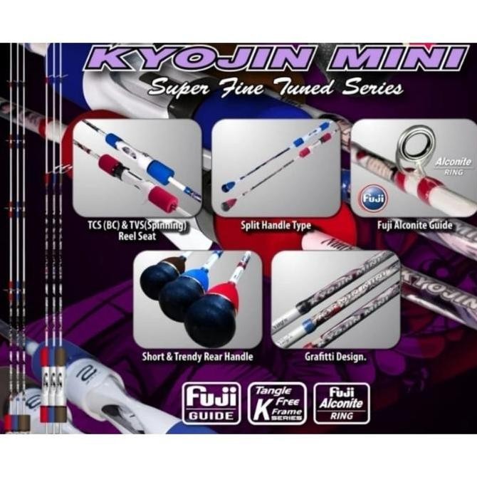 Jual Ninja KYOJIN MINI Super Fine Tuned Series Rod Joran Pancing UL ...