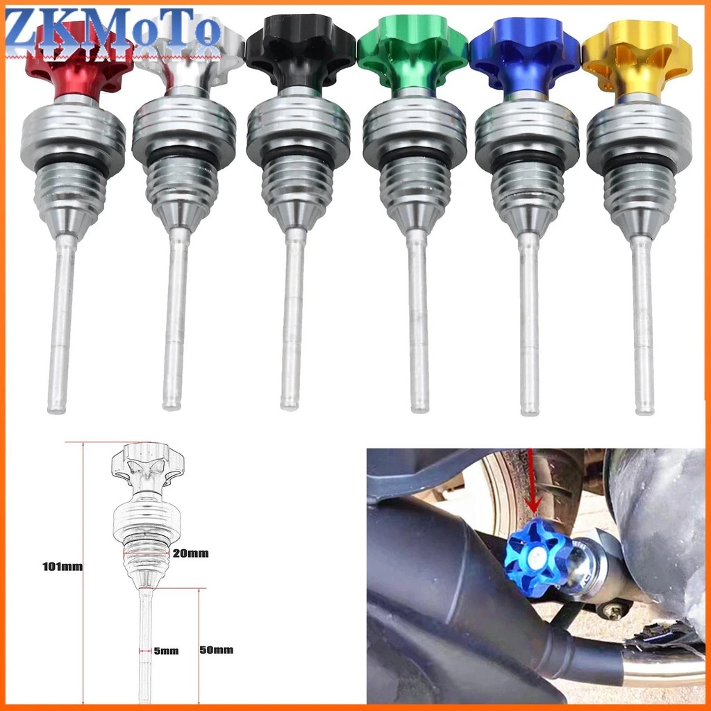 Jual Motorcycle Engine Oil Level Gauge Oil Gauge Filling Cap Plug For ...