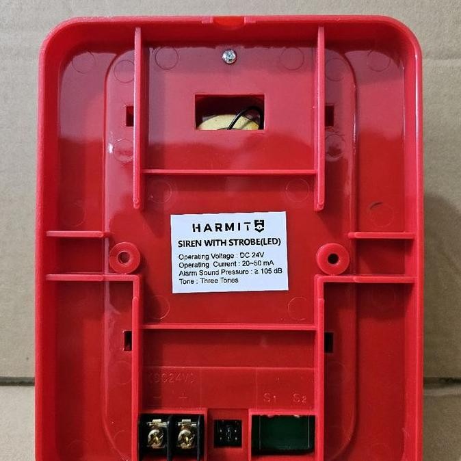 Jual sounder strobe alarm flash light sirine sound and flash alarm ...