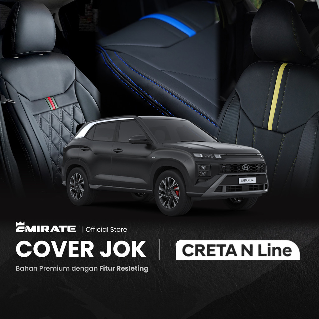Jual Sarung Jok Mobil Hyundai Creta N Line dengan Resleting / Cover Jok ...