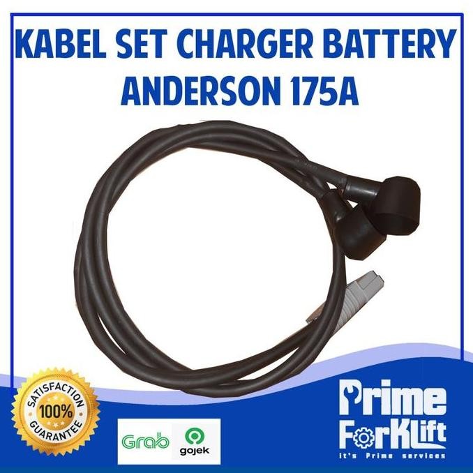 Jual KABEL SET CHARGER FORKLIFT PLUS SOCKET ANDERSON 175A 4 METER ...