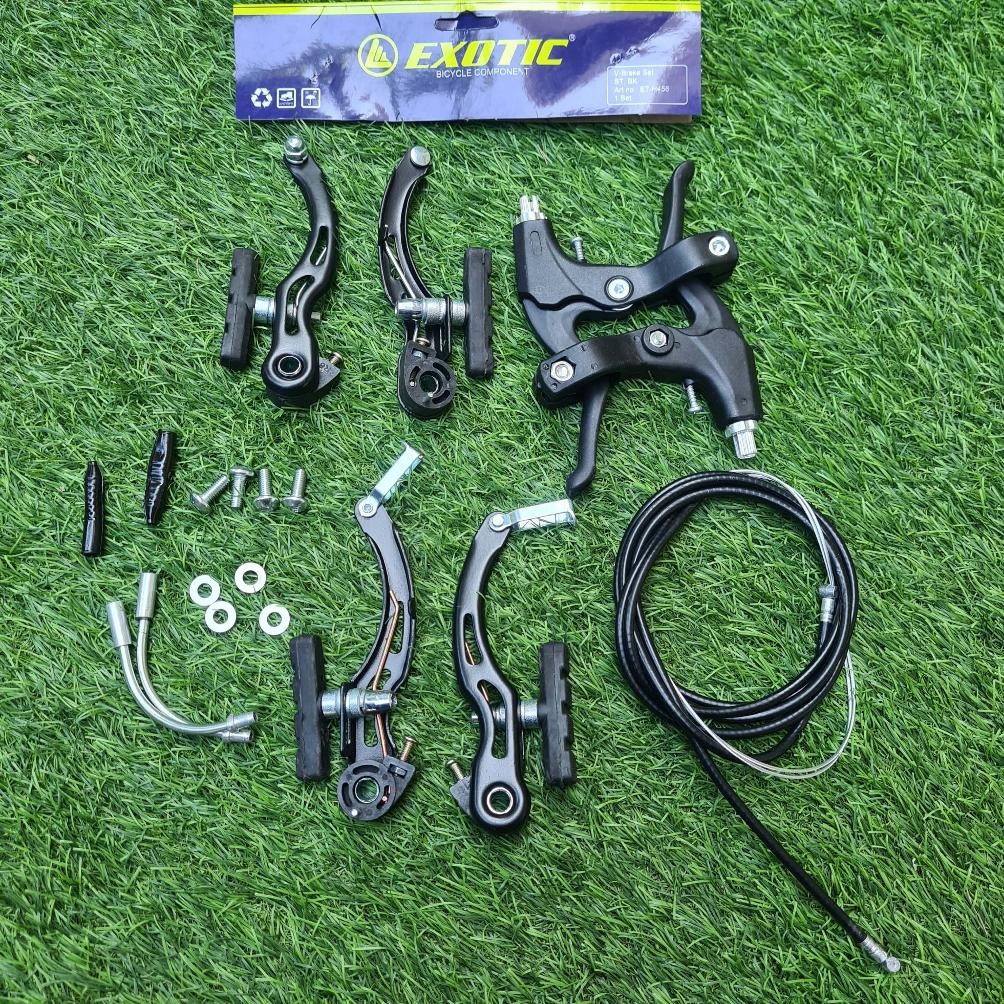 Jual Bets Seller Th-23 Rem Sepeda Set Rem V Brake Lengkap Depan ...
