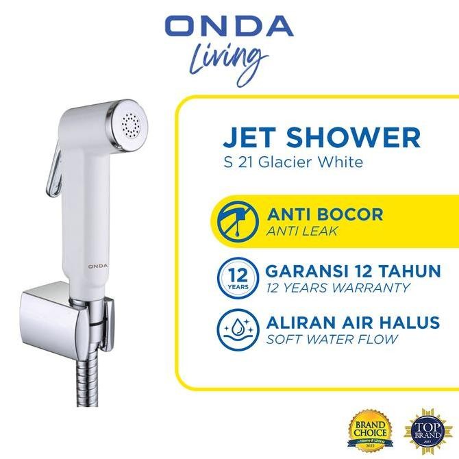 Jual ONDA JET SHOWER CLOSET S 21 GLACIER WHITE BIDET SPRAY TOILET ...