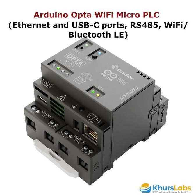 Jual ARDUINO OPTA WIFI MICRO PLC ETHERNET AND USB-C PORTS RS485 WIFI ...