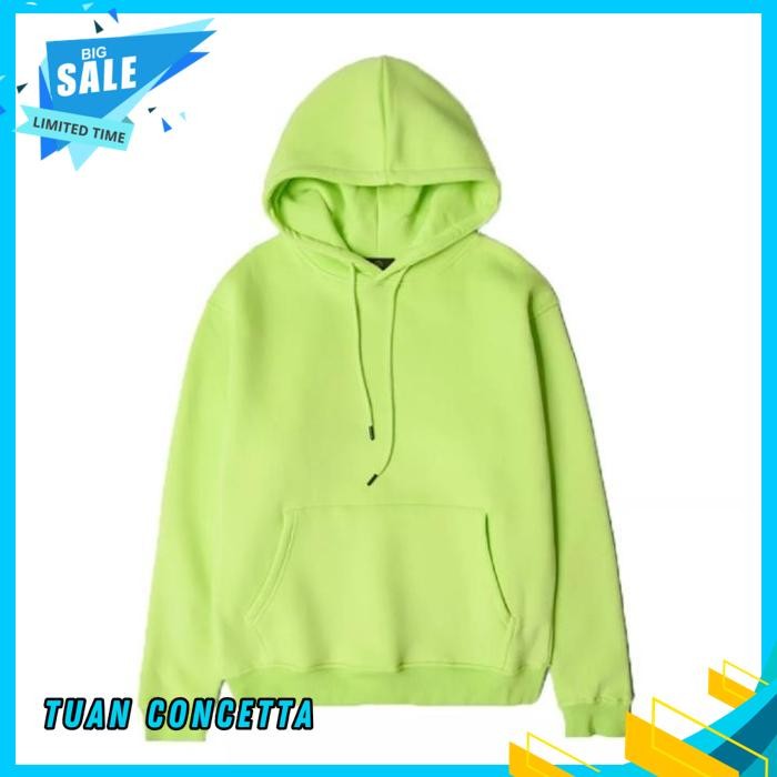 Jual JAKET HOODIE JUMPER SWEATER DISTRO HIJAU STABILO IJO NEON BANYAK ...