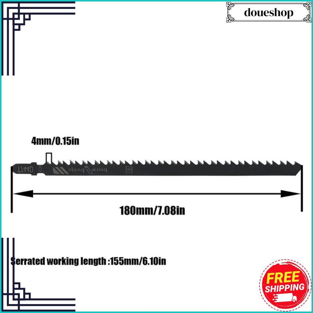 Jual Jig Saw Blade Extra Panjang 180Mm Mata Gergaji Jigsaw Table Saw ...