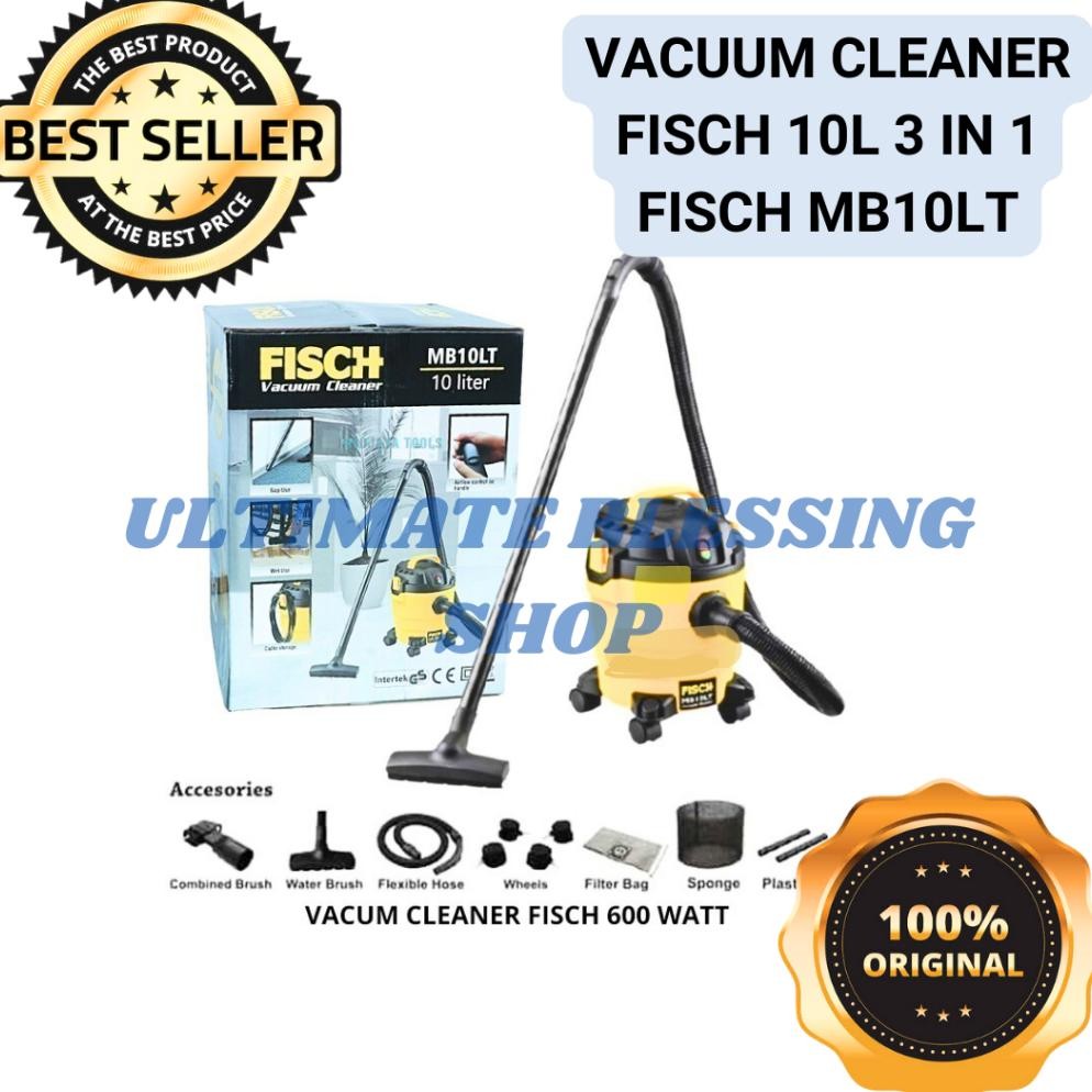 Jual Et-12 Vacuum Cleaner 10 L 3 In 1 Fisch Mb10Lt Original Berkualitas ...