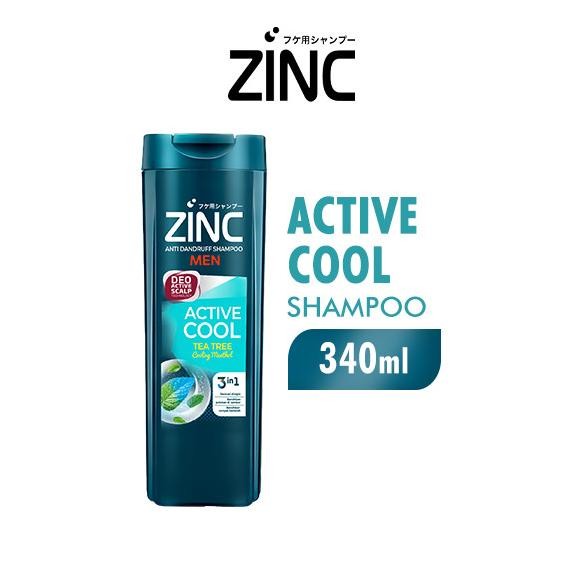 Jual Model baru - Zinc Shampoo Active Cool Botol 340 ml | Shopee Indonesia