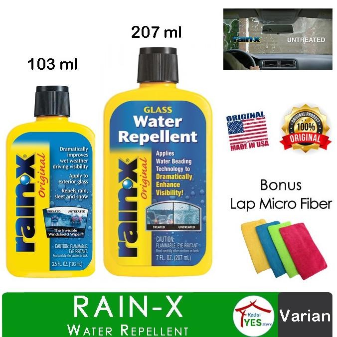 Jual Rain x Pelapis kaca anti air | Rainx Glass Water Repellent ...