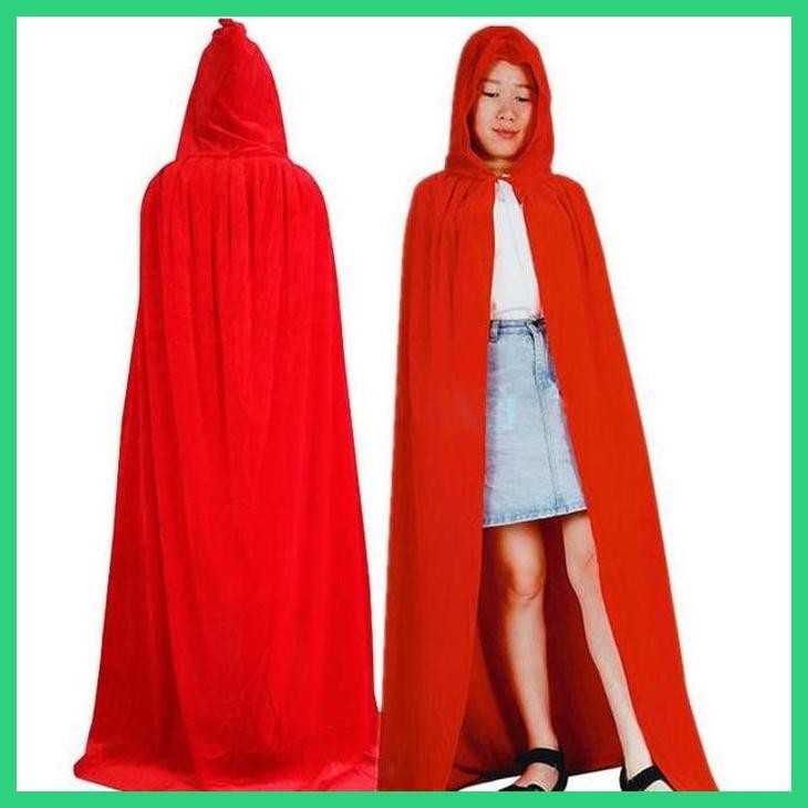 Jual SALE JB-03 JUBAH HITAM MERAH VELVET DEATH REAPER SATAN IBLIS ...