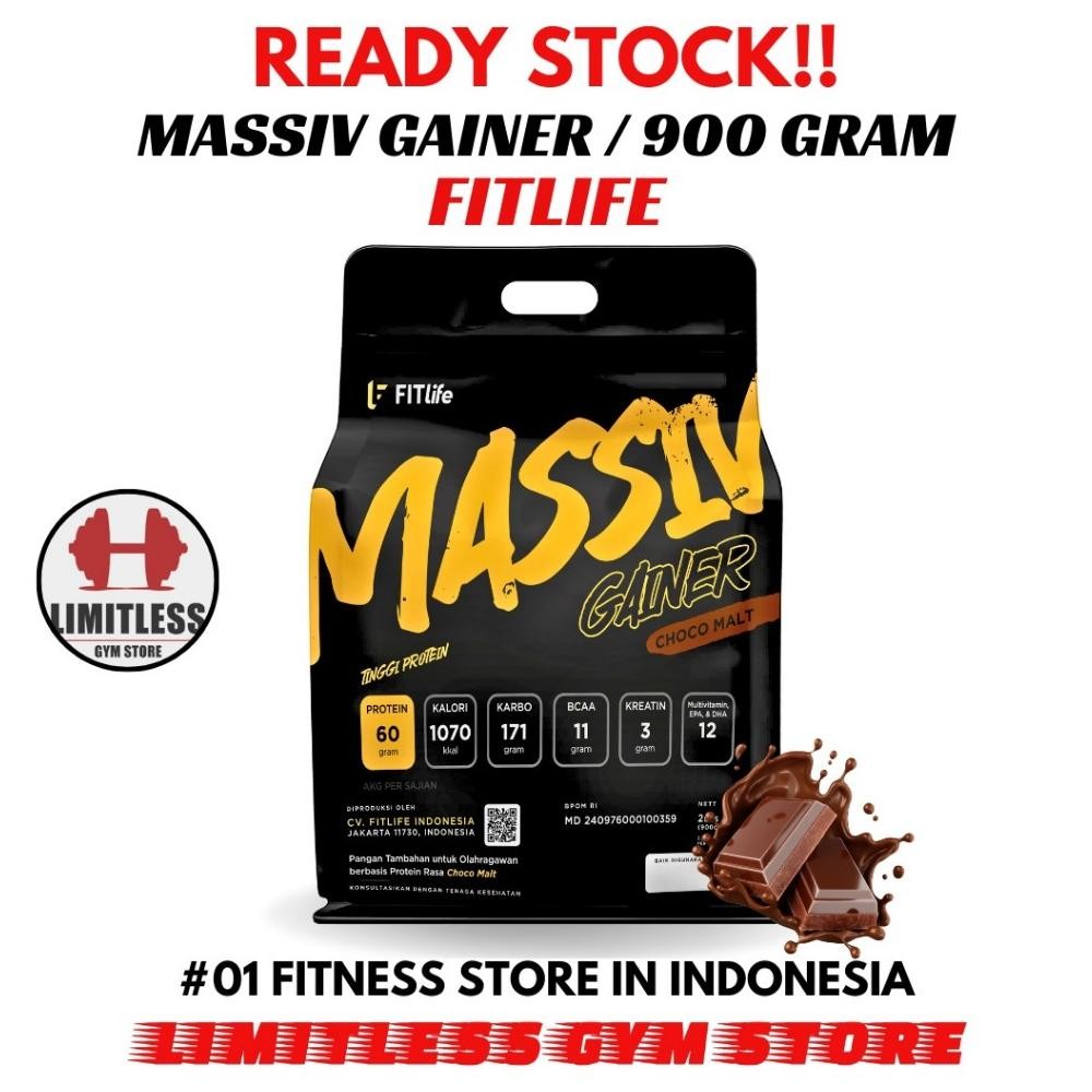Jual Fitlife Massiv Gainer 2 Lbs - 900 Gram Massive Mass Pro Gainer 2Lb ...