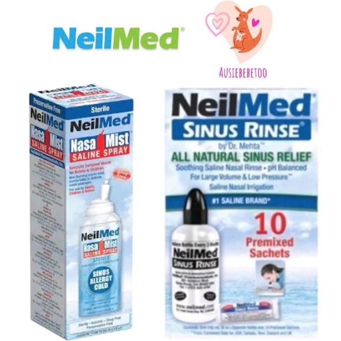 Jual Neilmed Sinus Rinse Starter Kit Adlt 10 Premixed Sachets/ NeilMed ...