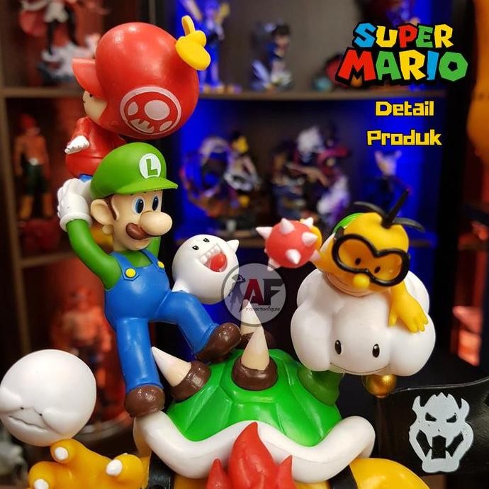 Jual Action Figure Super Mario Bros Family T Studio Design Recast ...