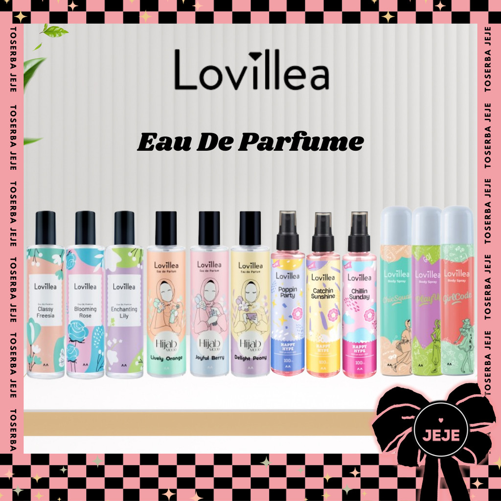 Jual Lovillea Eau De Parfume 100ml | EDP EDT Parfum Body Mist / Spray ...