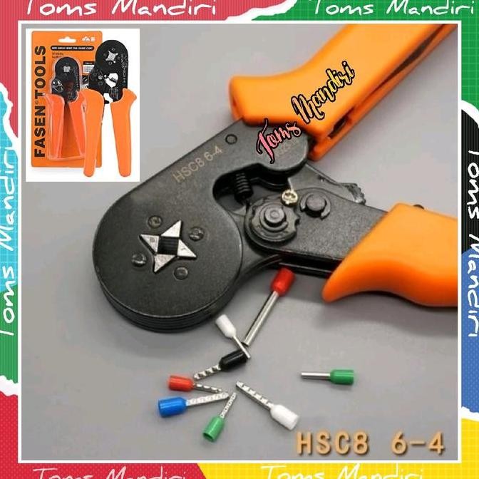 Jual Ferrules Crimping Tools Tang Skun Ferrules 0.25-6mm2 HSC8 6-4 ...