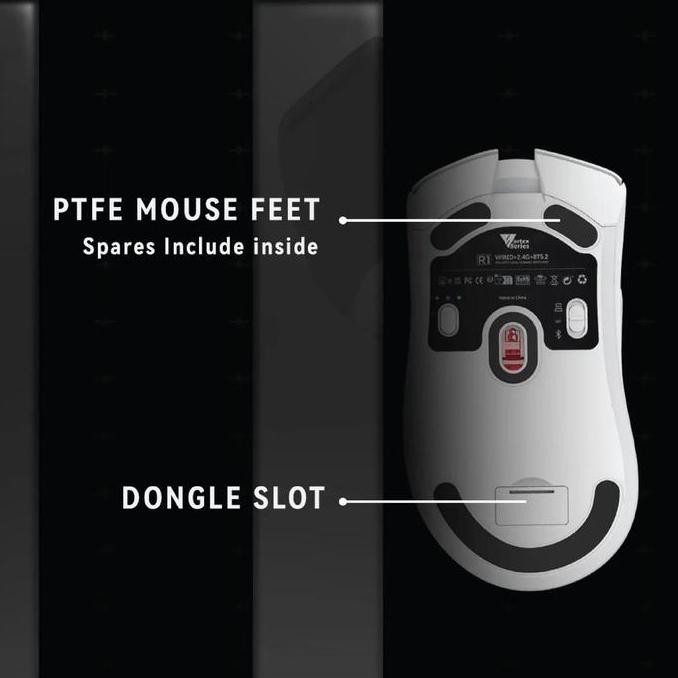 Jual Vortex Series ONI R1 Lightweight Triple Mode Wireless Gaming Mouse ...
