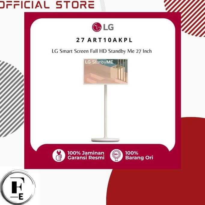Jual LG Smart Screen Full HD Standby Me 27 Inch 27ART10AKPL LG StanbyMe ...