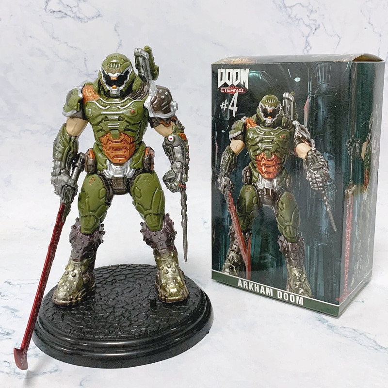 Jual Doom Doom Eternal Demon Hunter Arkham Figure Model Desktop ...