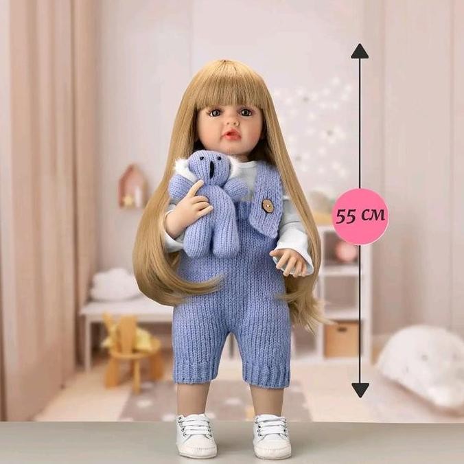 Jual Boneka Reborn Baby Dolls Girl Real Life Newborn Baby Dolls ...