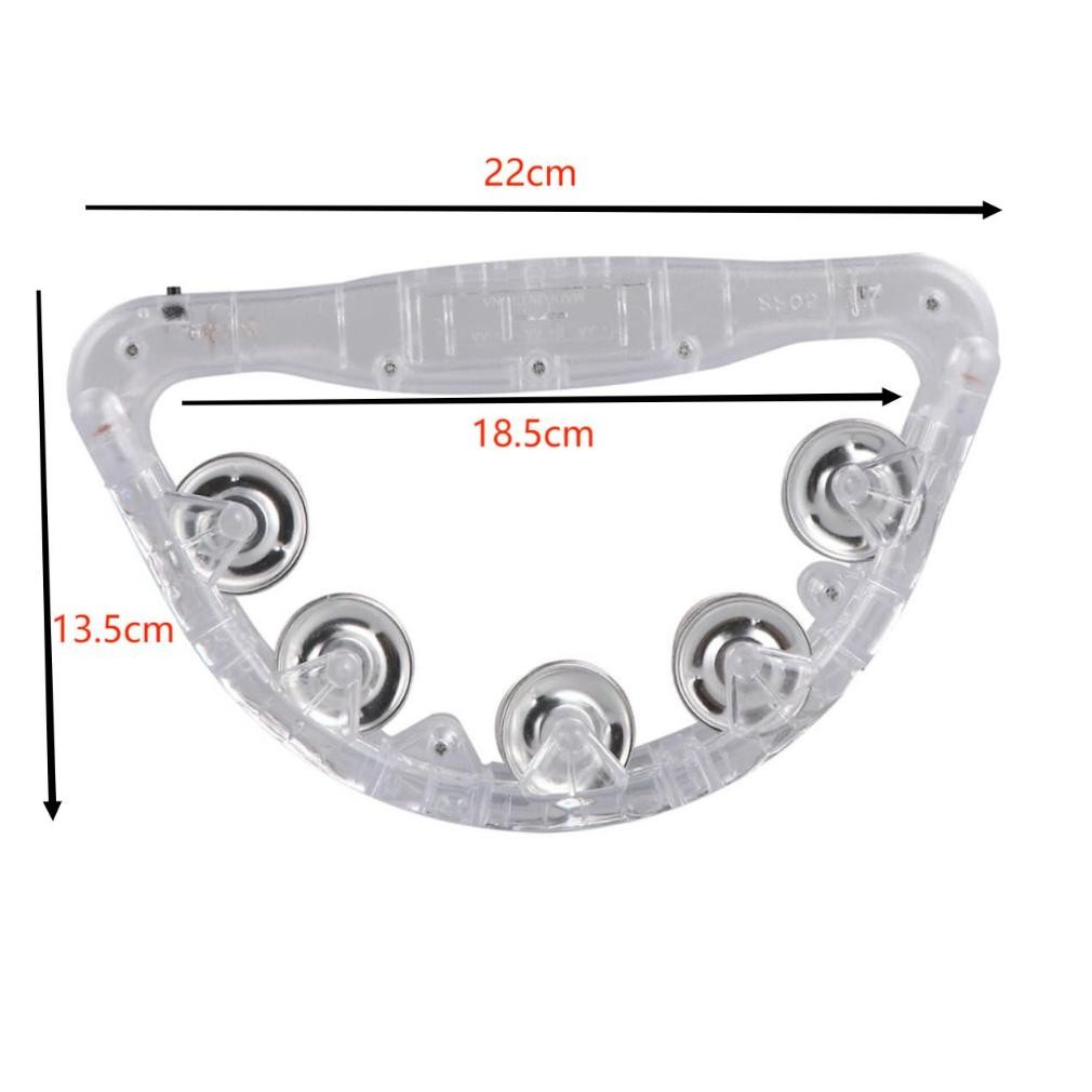 Jual Alat Musik Tamborin Dengan Lampu LED Tambourine LED kecrekan musik ...