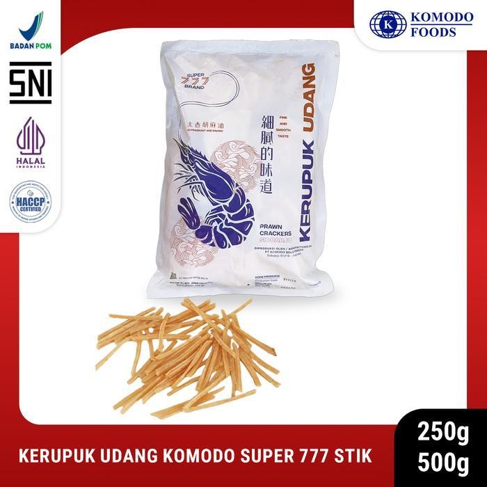 Jual Kerupuk Udang Komodo Foods Super 777 Stick krupuk stik/batang ...