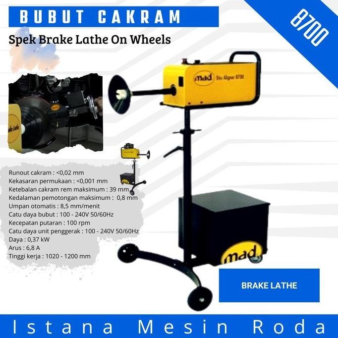 Jual mesin bubut cakram disk brake lathe putaran cakram mobil bubut ...