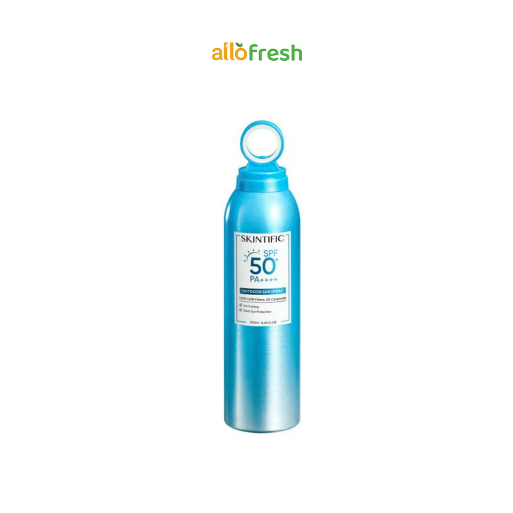 Jual Skintific Outdoor Sunscreen Spray SPF 50+ PA++++ 250 ml | Shopee ...
