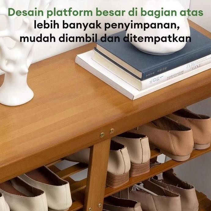 Jual WONDERWEISS- Etife Rak Sepatu Rak 2 Susun/ Rak Sepatu Sandal/ Rak ...