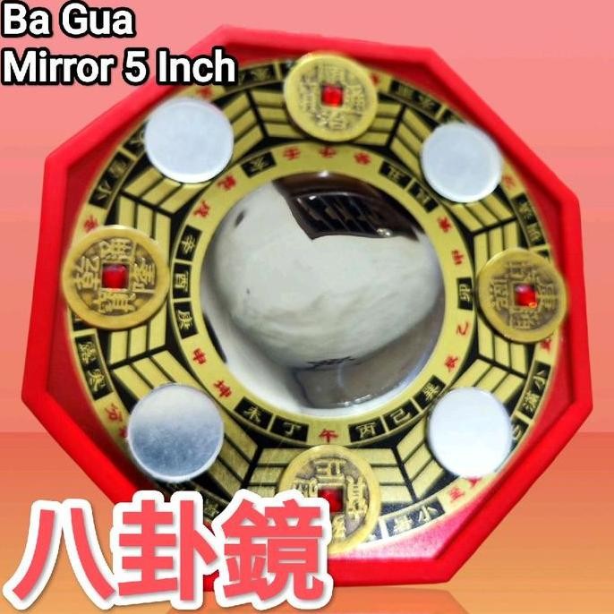 Jual Cermin Feng Shui Ba Gua Jing Kaca Pat Kua Kombinasi Koin Dan ...