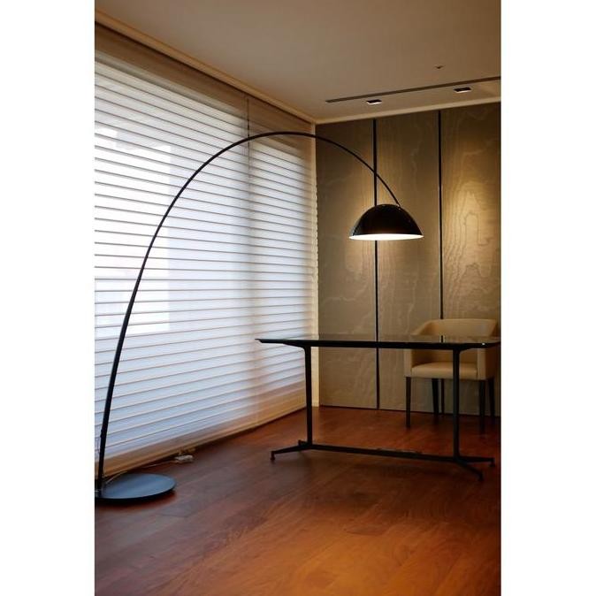 Jual FLOOR LAMP BESAR PLUMA BY ESTILUZ REPLICA STANDING LAMP LENGKUNG ...