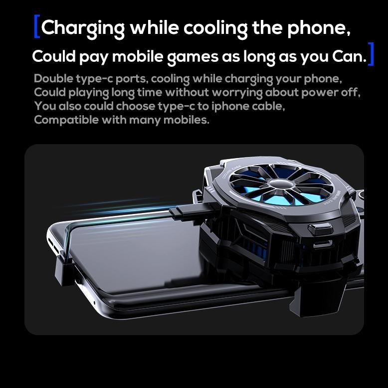 Jual C10 Pendingin Hp Gaming Cooler Hp Mobile Phone Cooler Game ...
