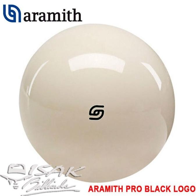 Jual Eelic Aramith Pro Cue Ball - 2.3/8" - Black Logo - Bola Biliar ...