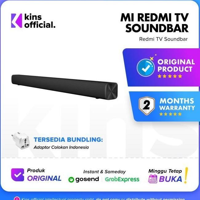 Jual XIAOMI REDMI TV SOUNDBAR WIRELESS SPEAKER & WIRED BLUETOOTH ...
