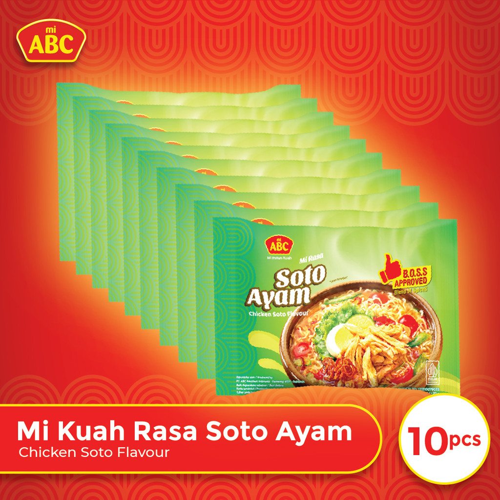Jual Mie ABC Soto Ayam 70gr 10pcs | Shopee Indonesia