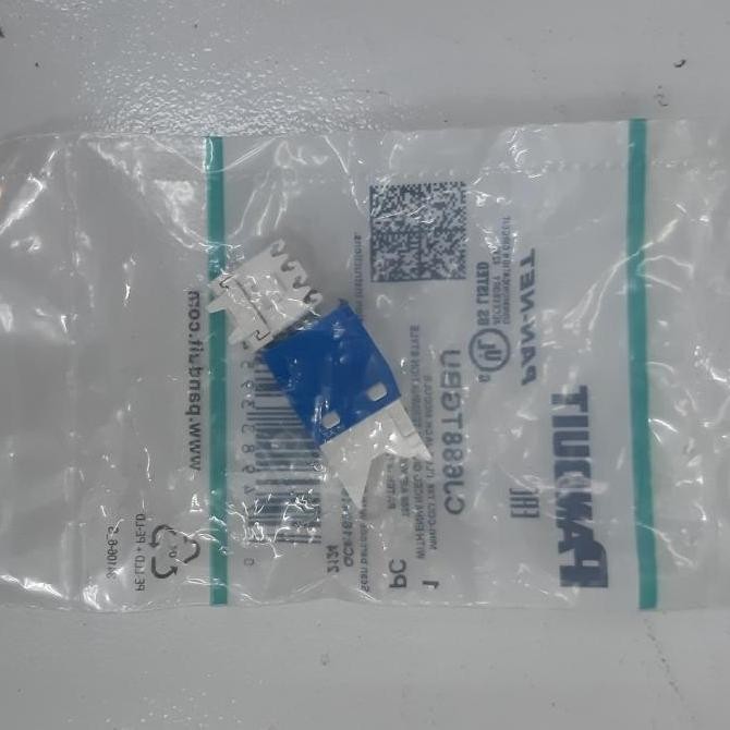 Jual DE140 >> Panduit Modular Jack Cat6 CJ688TGBU outlet data cat 6 ...