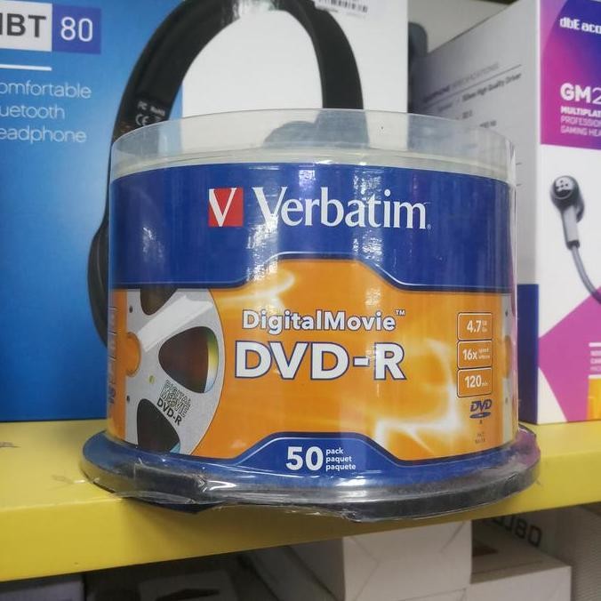 Jual Verbatim DVD-R Kosong Blank 50 Pack untuk Copy File atau Film ...
