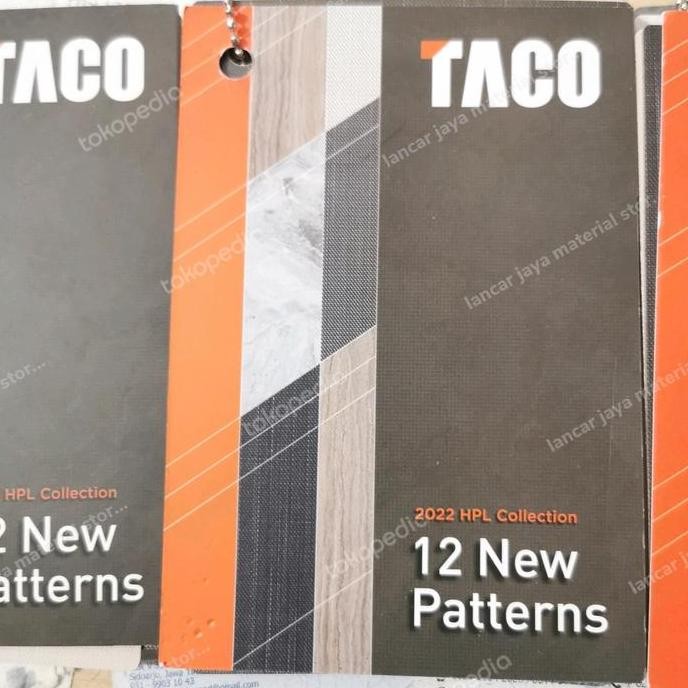 Jual Produk Terbaik] Katalog HPL Taco new pattern 2022 tipe 7XXX ...