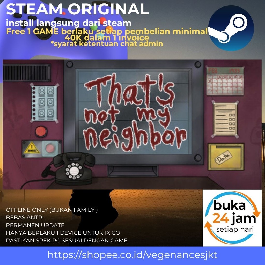 Jual That's not my Neighbor PC Game Original + Latest Update | Shopee ...