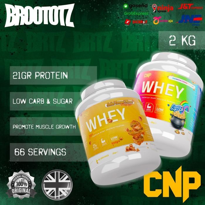Jual CNP Whey Protein Shake Powder 66 Servings 2kg Premium Whey Protein ...
