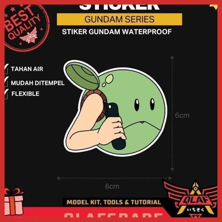 Jual (GUNDAM) HARO STIKER LUCU WATERPROOF GUNDAM UNIVERSE STICKER GOOFY ...