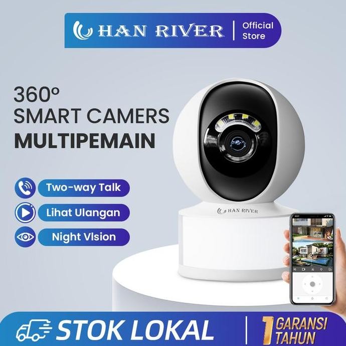 Jual MIKAMI - HAN RIVER CCTV 360 Camera Pintar 3MP Rotasi Full HD PTZ ...